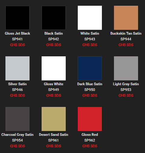 VHT Vinyl Dye Interior Color Spray : Gloss Yellow (325m