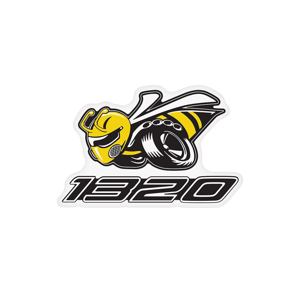 1x Dodge Angry Bee 1320 Sticker (76x50mm)