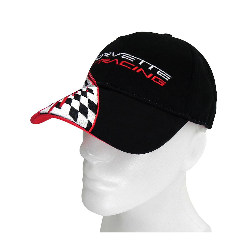 Chevy Corvette C5 Racing Baseball Cap/Hat (black/red)
