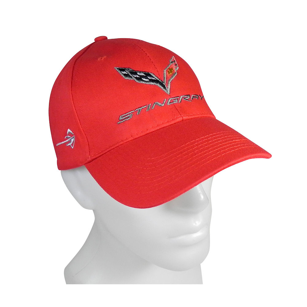 Chevrolet Corvette Stingray C7 Baseball Cap/Hat (red)