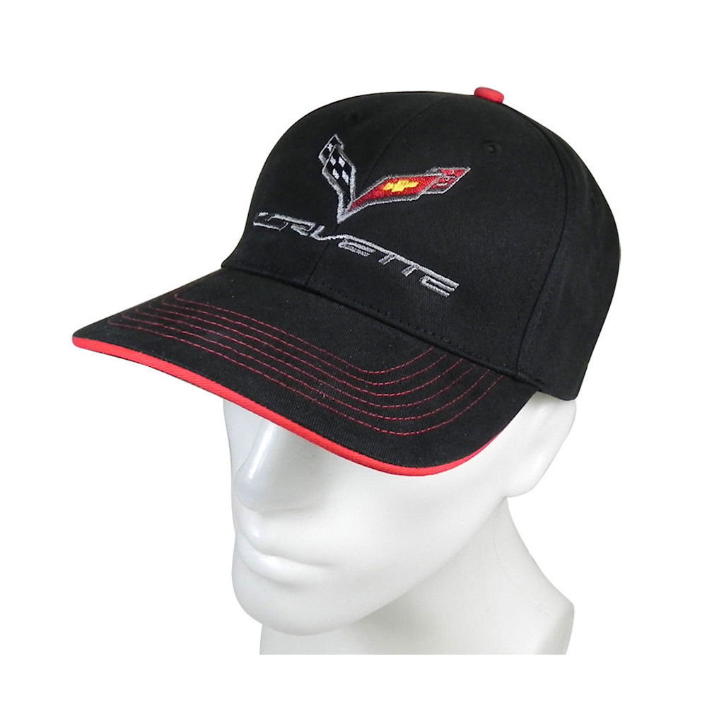 Black Chevrolet Corvette Stingray C7 Baseball Cap/Hat