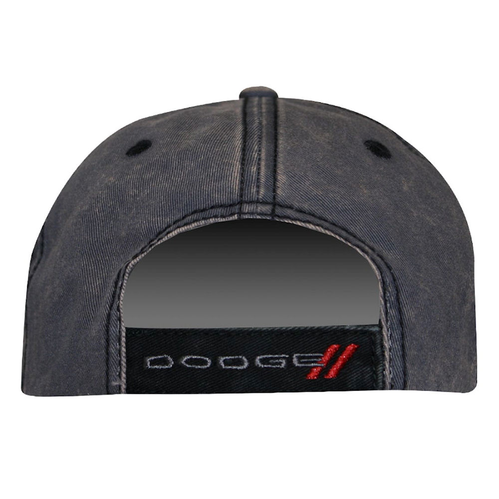 Black Dodge Challenger Washed stone-washed Cap/Hat