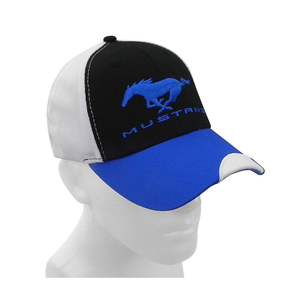 3-Color Ford Mustang Pony Mesh Fitted Baseball Cap/Hat