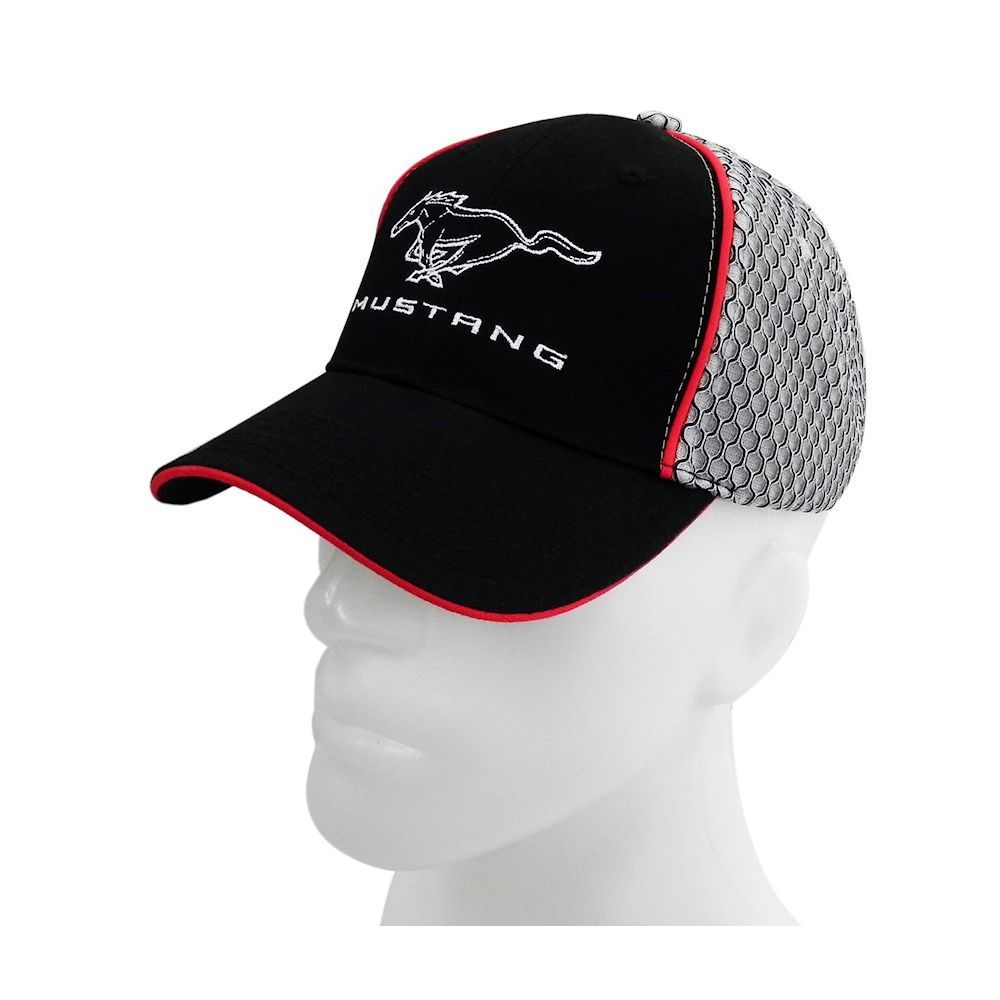 Ford Mustang Pony Honeycomb Mesh Baseball-Kappe