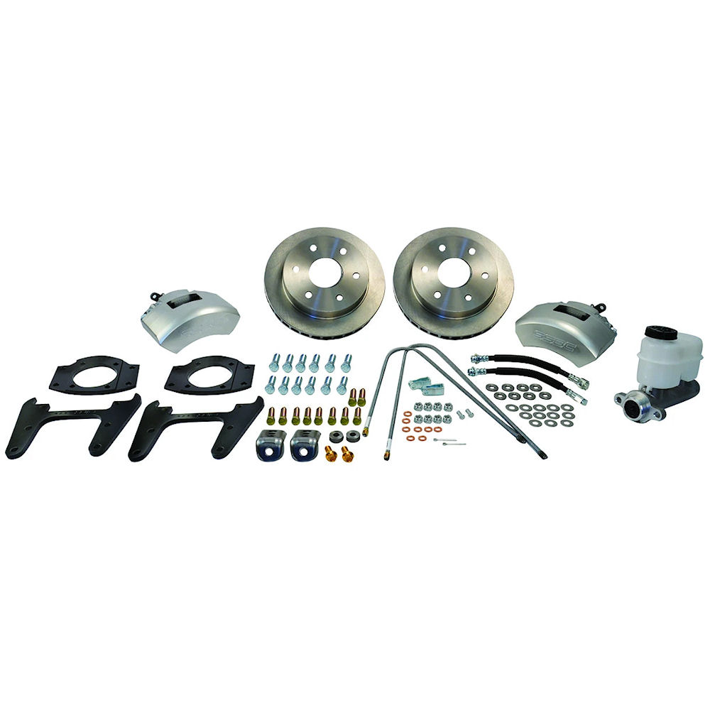 Rear Brake Conversion Kit (Drum to Disc) from SSBC for GMT400 K1500 Trucks