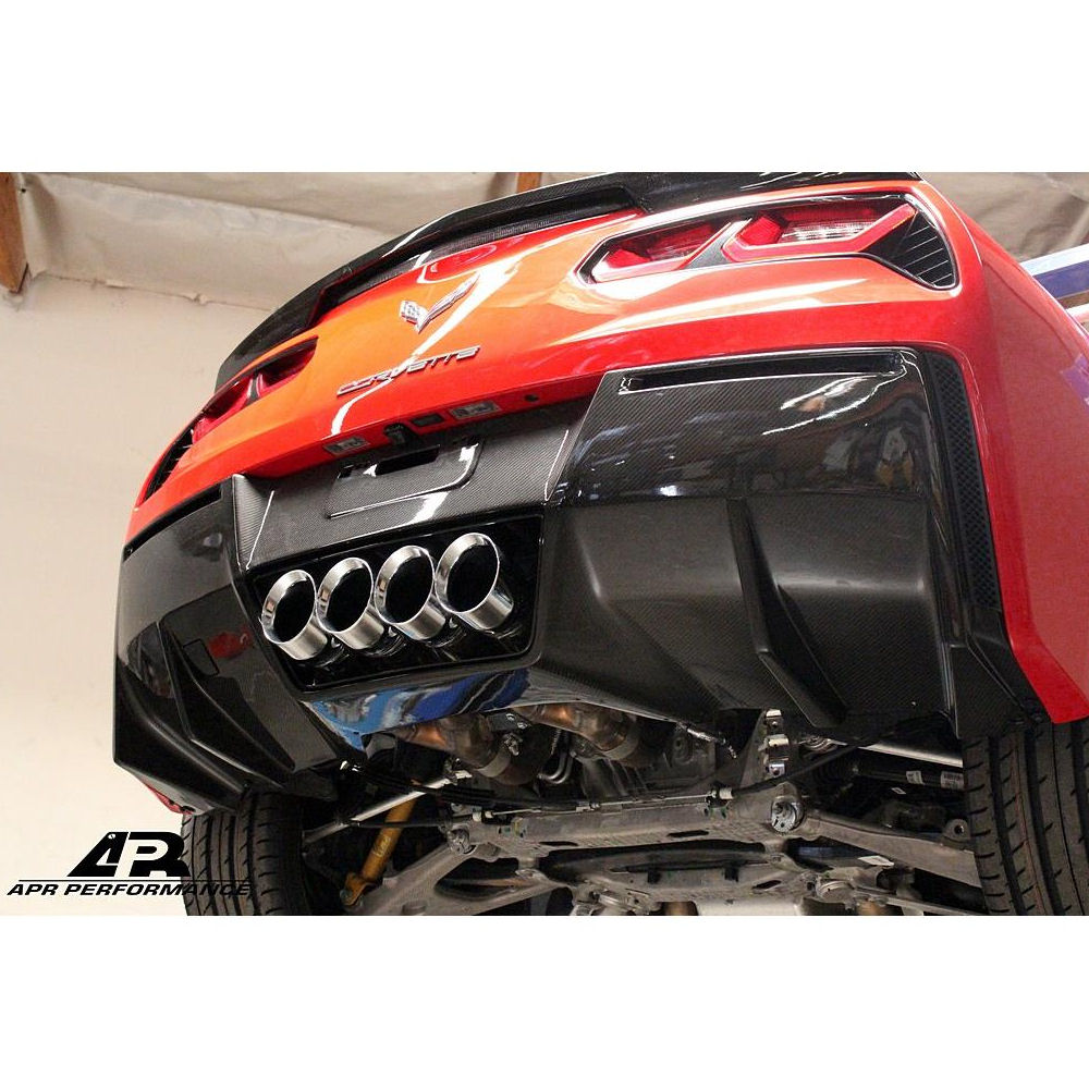 Heck-Diffusor ohne Undertray aus Karbon von APR für 2014-19 Chevy Corvette