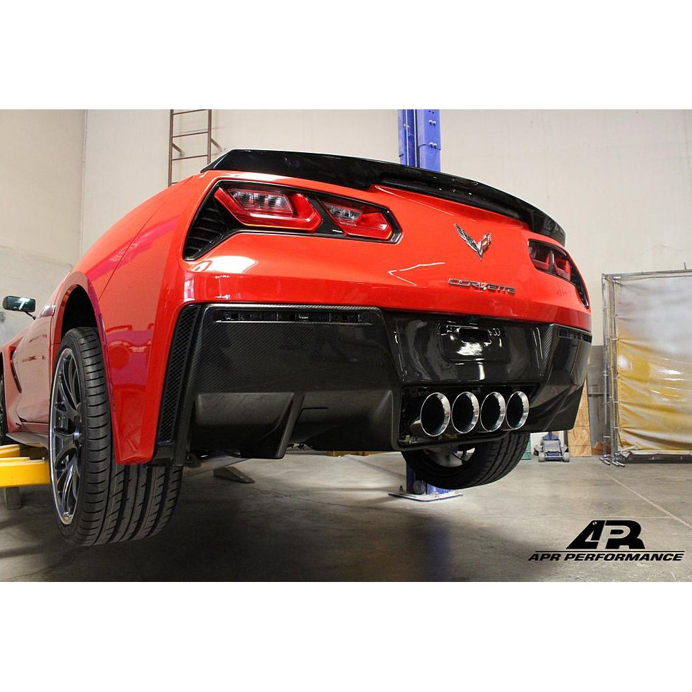 Heck-Diffusor ohne Undertray aus Karbon von APR für 2014-19 Chevy Corvette