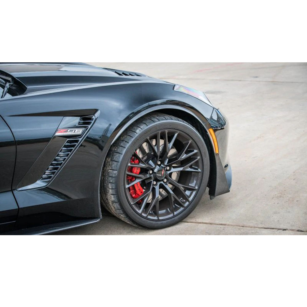 TruFiber Front Wheel Deflectors for 15-19 Corvette Z06