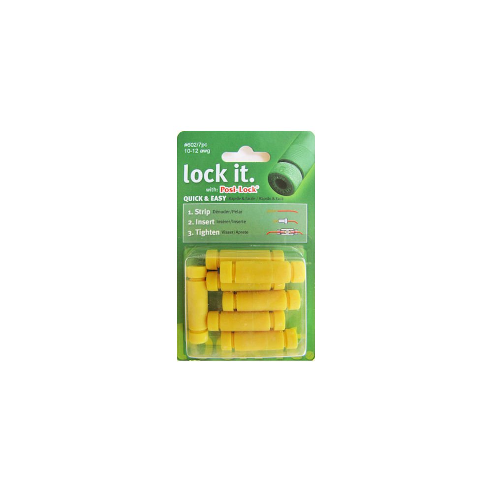 Posi Lock In-Line Cable Connectors from Posi Products (7 pieces)