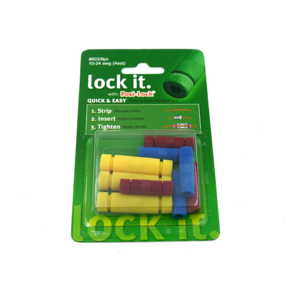 Posi Lock In-Line Cable Connectors from Posi Products (9 pieces)