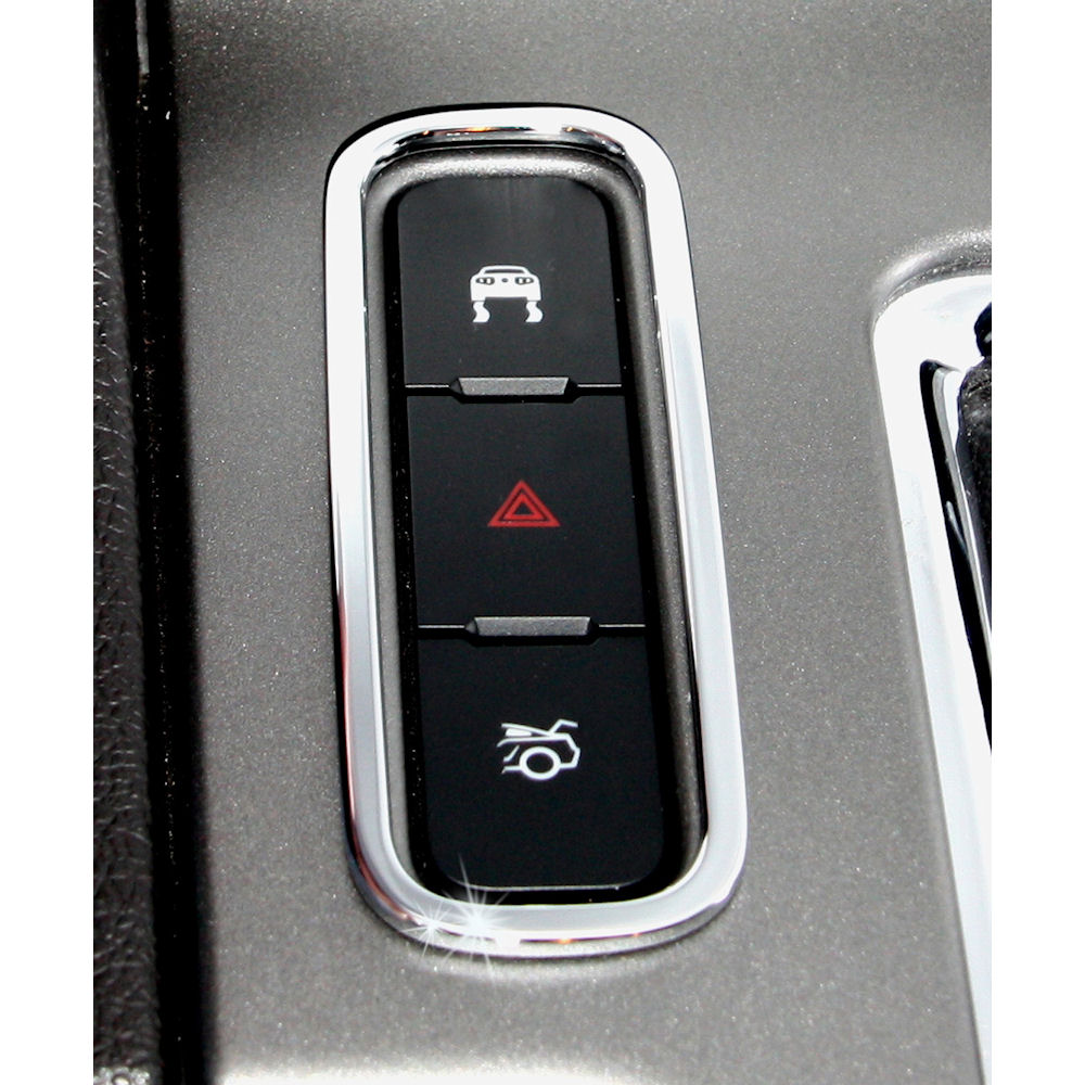 Chrome Billet Button Surround for 2010-14 Ford Mustang