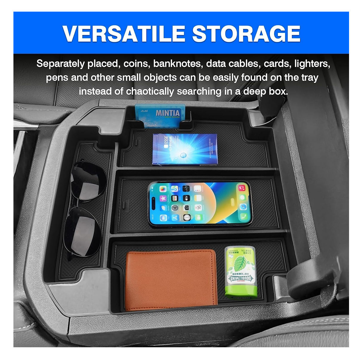 Organizer Power Sliding Console for 2021-26 Chevy Tahoe