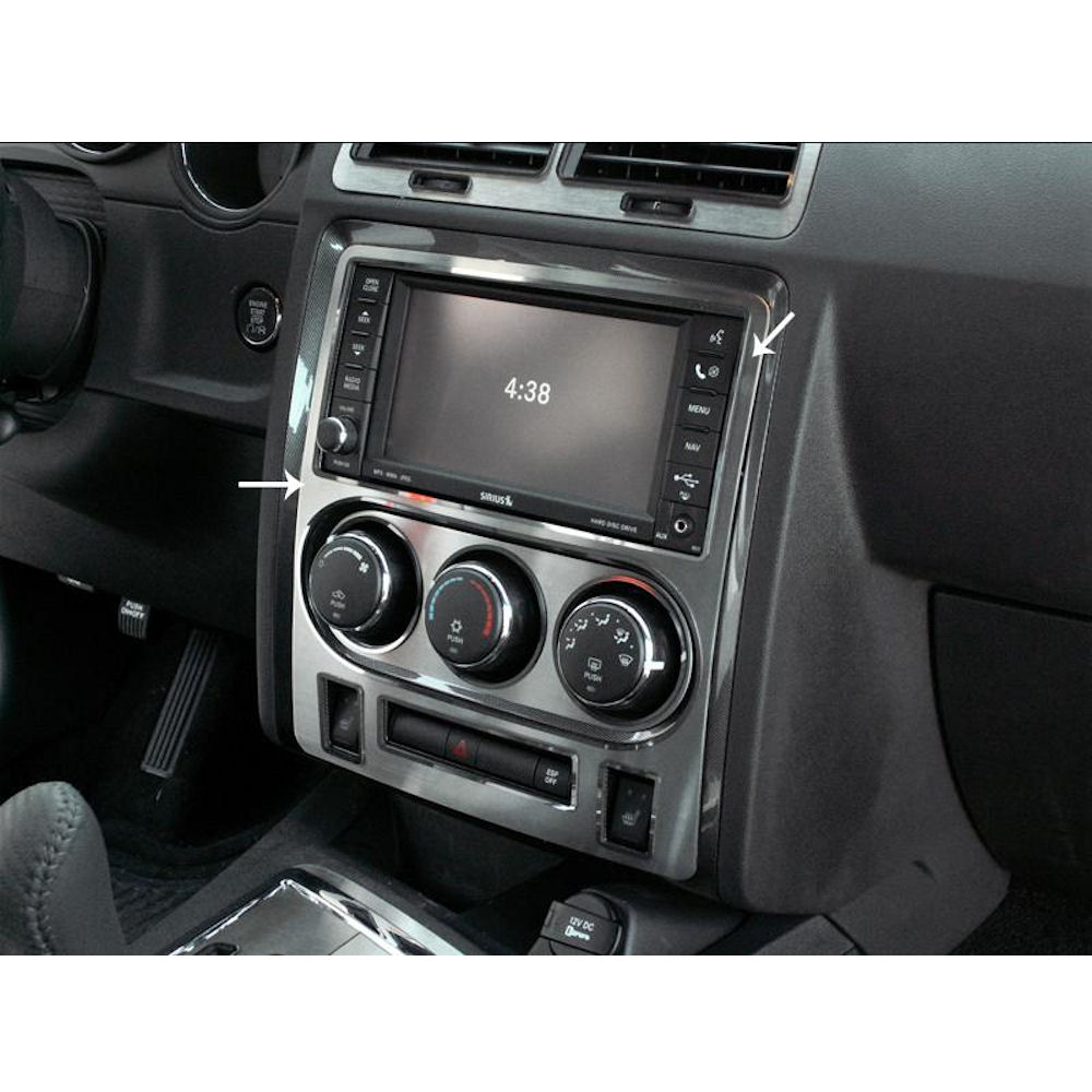 ACC Stainless Center Dash for 2008-14 Dodge Challenger