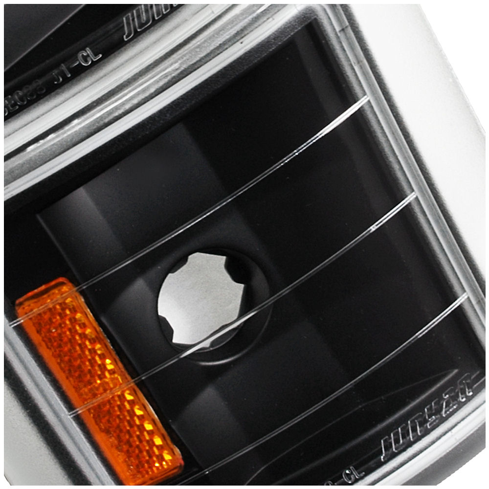 Black Turn Signal Lights with Reflectors 88-93 Chevy