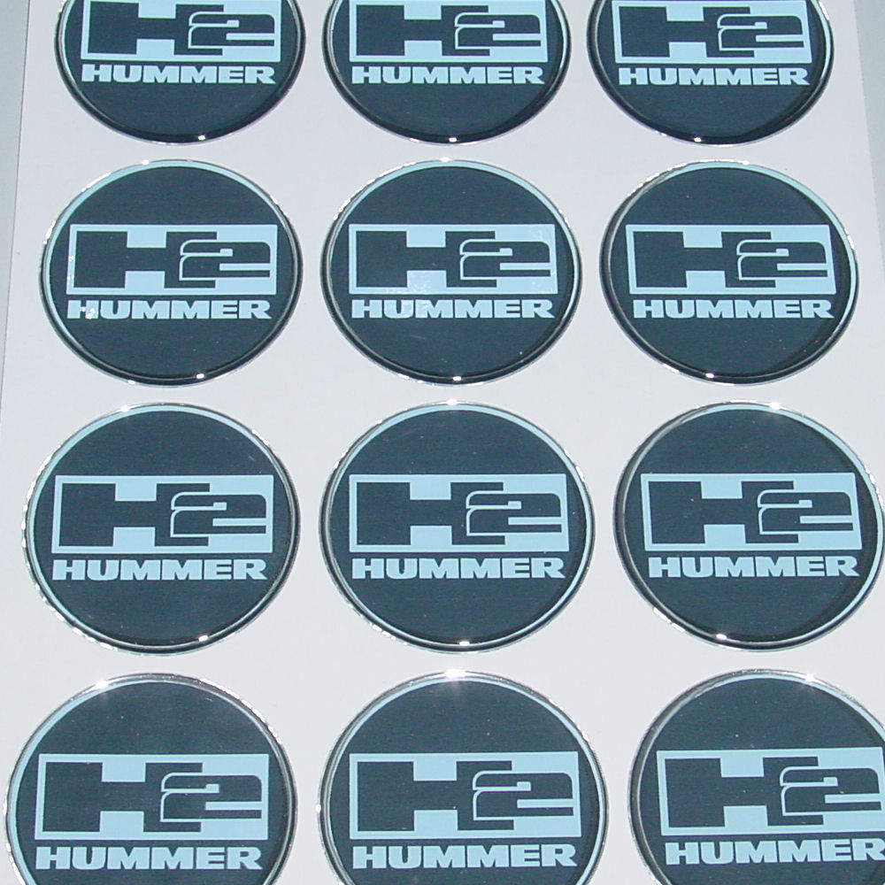 1x 3D Diamond Sticker 50mm for 2003-2009 Hummer H2 SUV