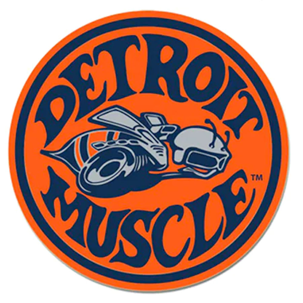 Dodge Detroit Muscle Super Bee Sticker orange (100mm)