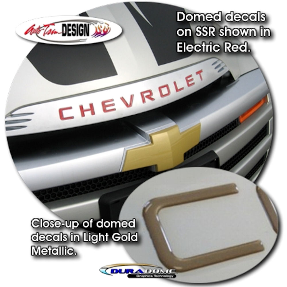 1x Chevrolet Lettering Emblem Decal for 03-06 Chevy SSR