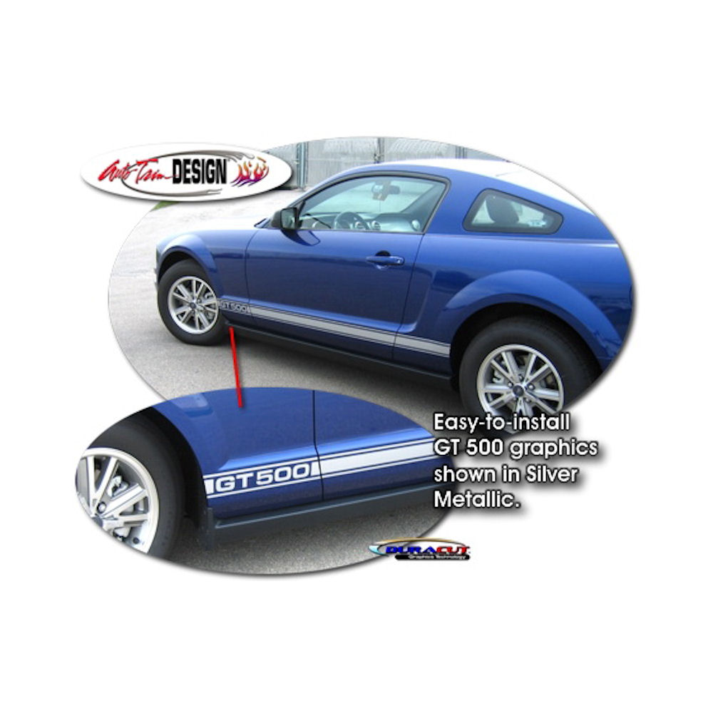 ATD Side Stripe Graphic Kit for 2007-2022 Shelby GT500