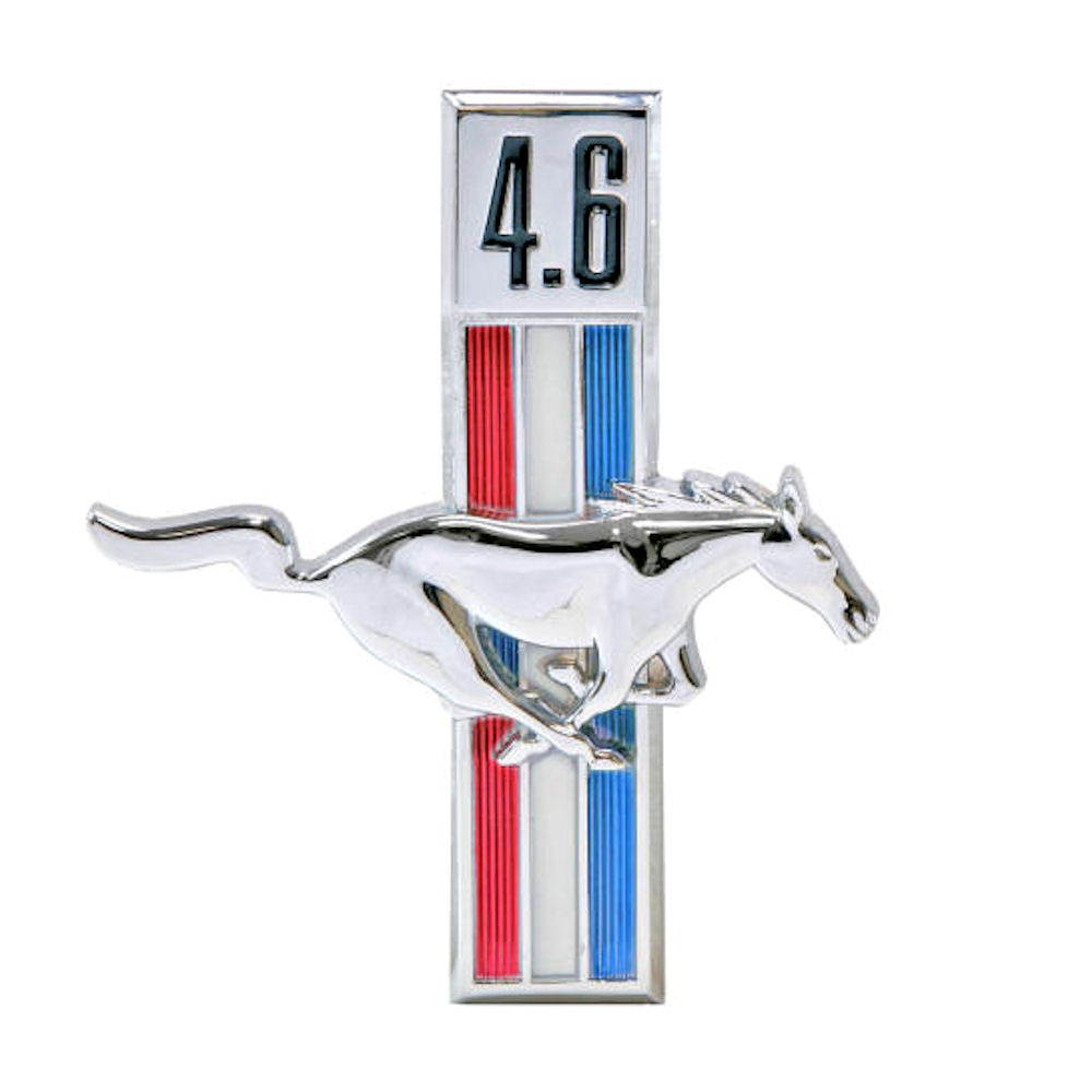 Drake Tribar Fender Emblem RH for 2005-09 Ford Mustang