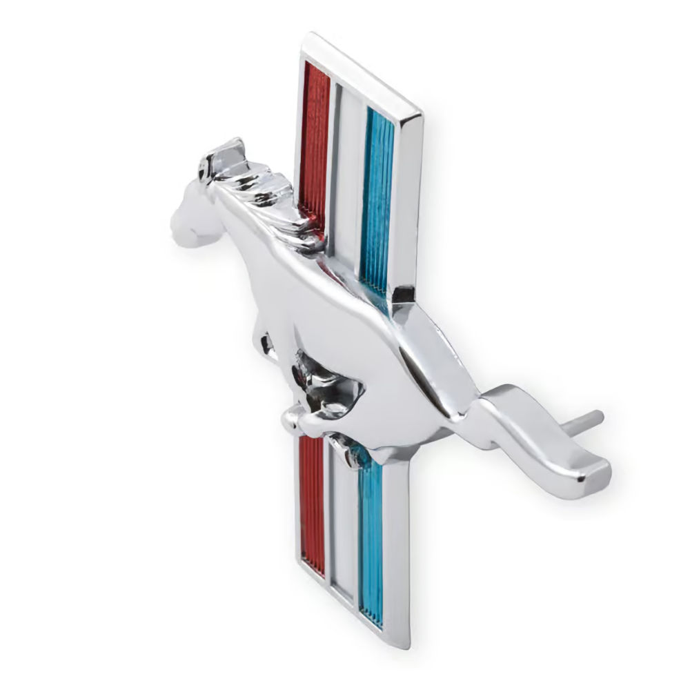Drake Tribar Front Grille Emblem for 05-23 Ford Mustang