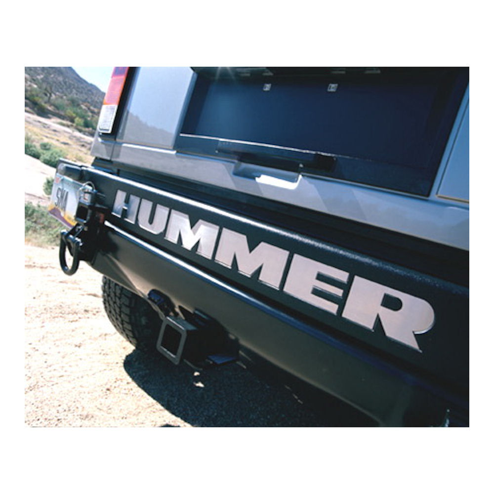 Hummer-Schriftzug aus Edelstahl für das Heck von 2003-2