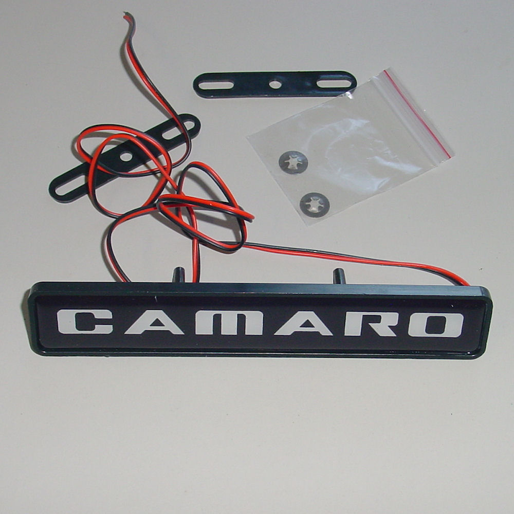 Illuminated Chevy Camaro Emblem/Badge for Exterior or Interior (12V)
