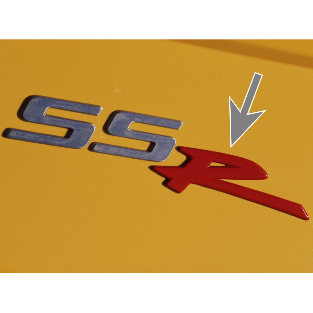 R Emblem for the Tailgate for 03-06 Chevy SSR Roadster