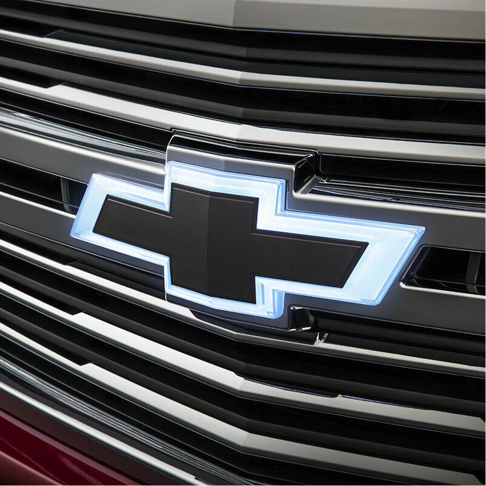 GM Bowtie Embleme (schwarz) für 2015-20 Chevrolet Tahoe