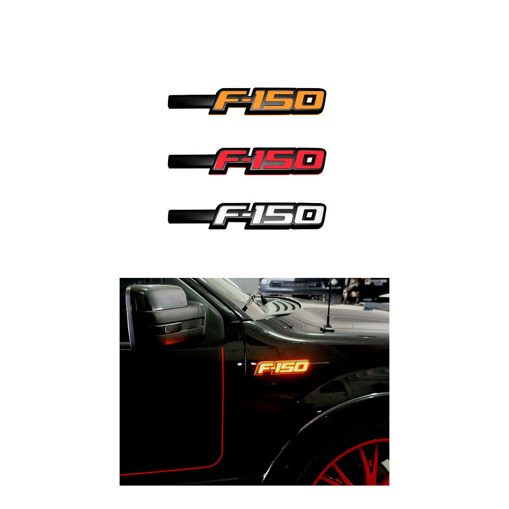 LED Emblems for Fenders from Recon for 2009-2014 Ford F-150 Trucks