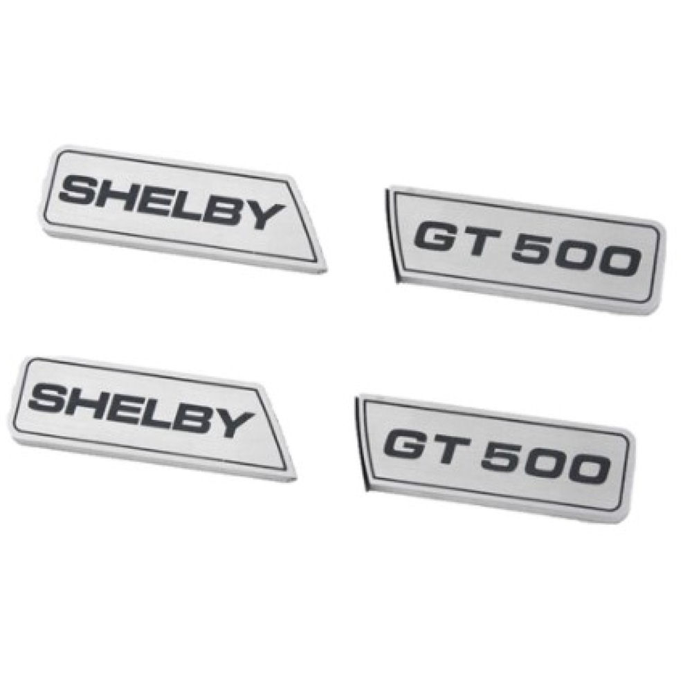 SHELBY Wing Emblem Kit made of Aluminum for 2007-2014 Shelby GT500