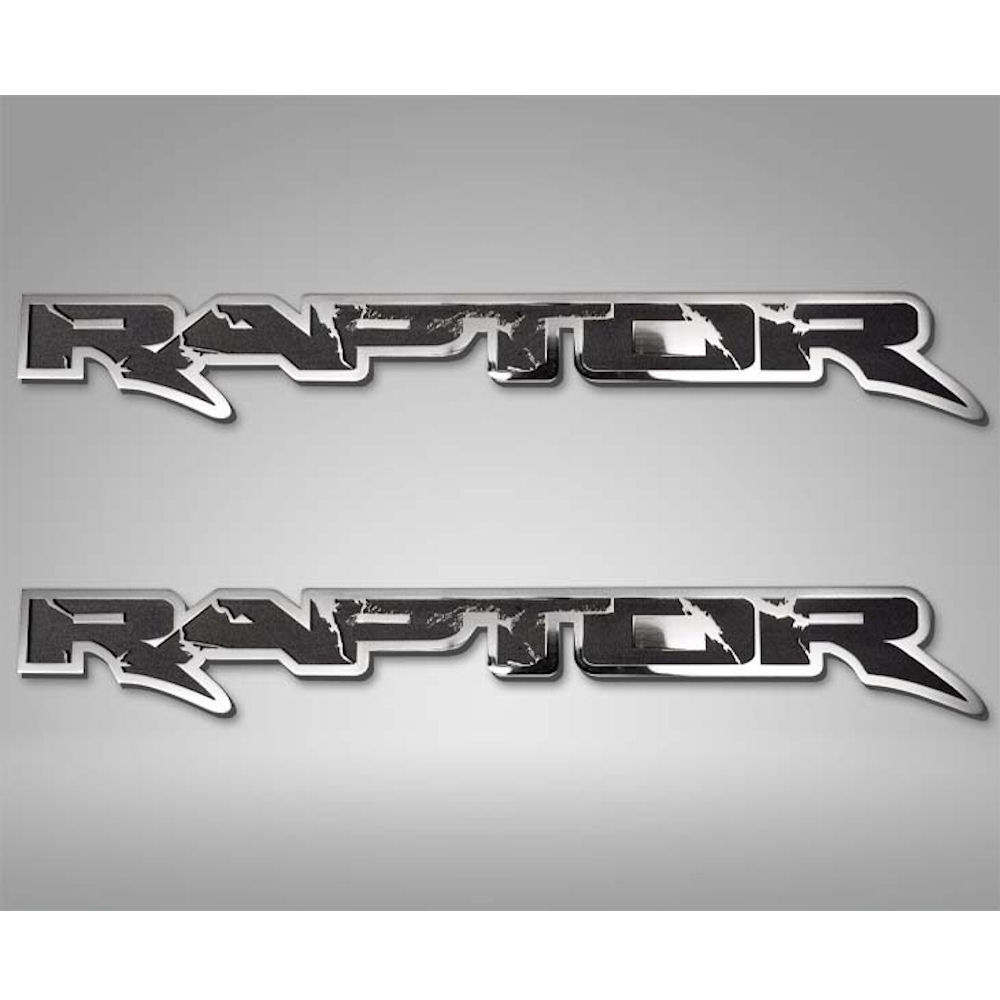 ACC Stainless Raptor Emblems for 2009-2014 Ford F-150