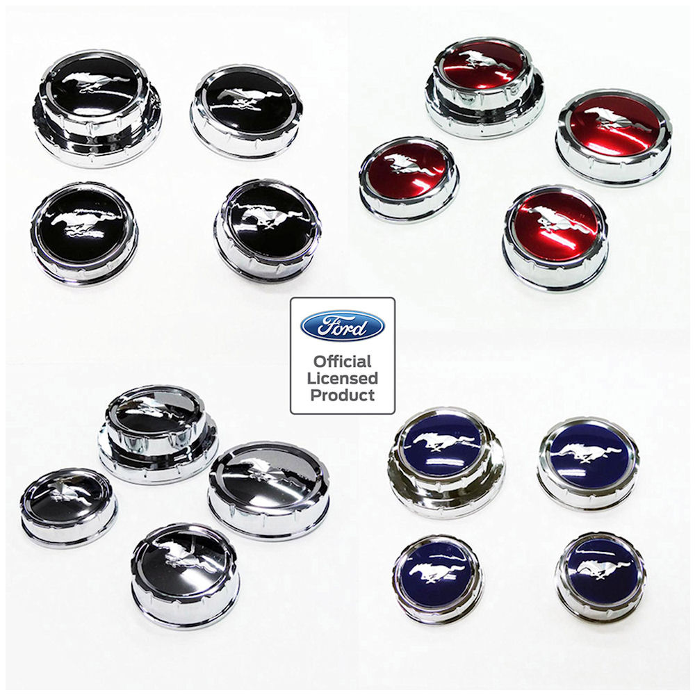 Billet Engine Cap Cover Set from UPR for 2010-2014 Ford Mustang GT