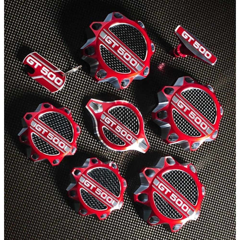 Billet Carbon Engine Cap Set from Shelby for 2010-2014 Shelby GT500