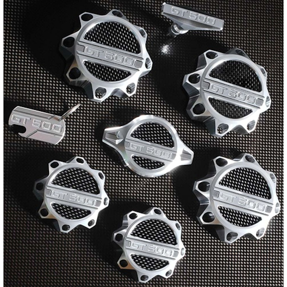 Billet Carbon Engine Cap Set from Shelby for 2010-2014 Shelby GT500