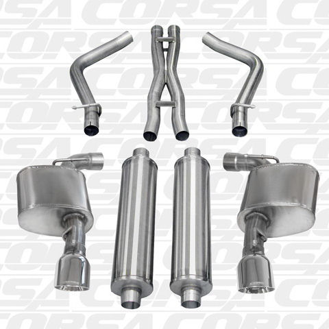 Corsa Performance Stainless Steel Exhaust System 06-10 Dodge Charger R/T