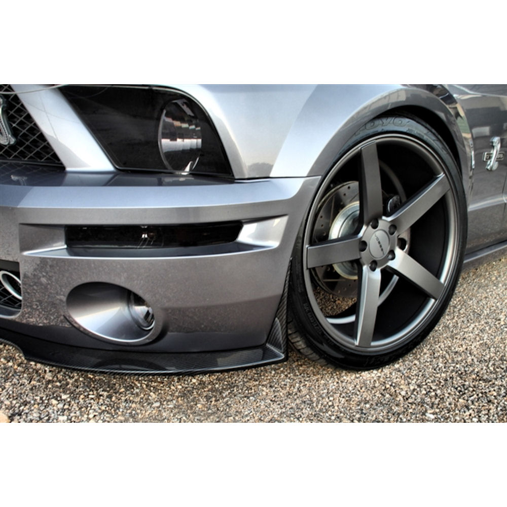 Super Snake Carbon Fiber Front Splitter for Bumper 2007-2009 Shelby GT500