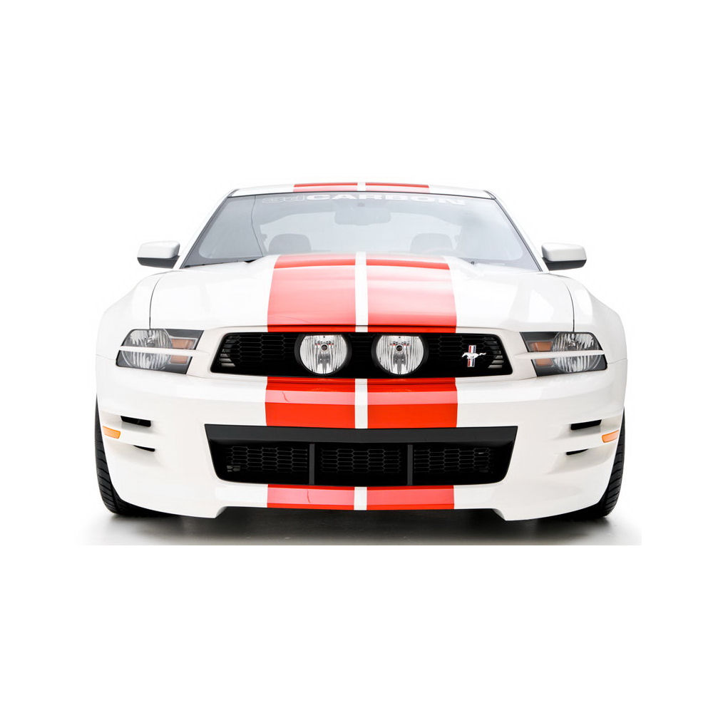 3D Carbon Boy Racer Front Bumper Cover 2010-12 Mustang