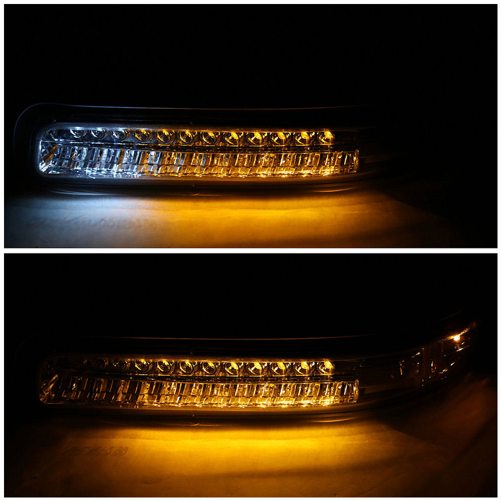 Chrome LED Parking Signal Lights for 2000-2006 Chevrolet Tahoe Suburban
