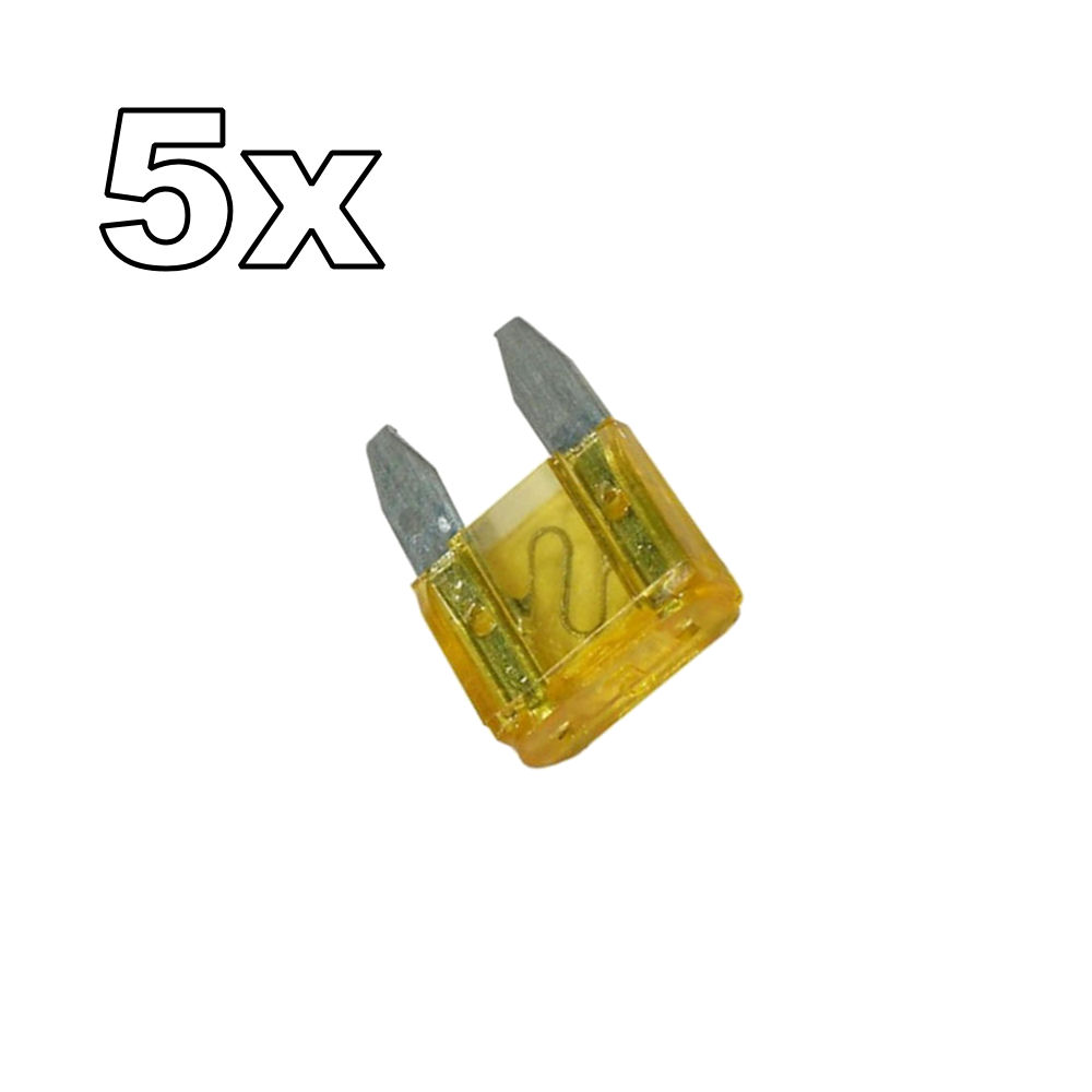 ATC 12V 5A Mini Blade Fuse Pack (5 pcs.)