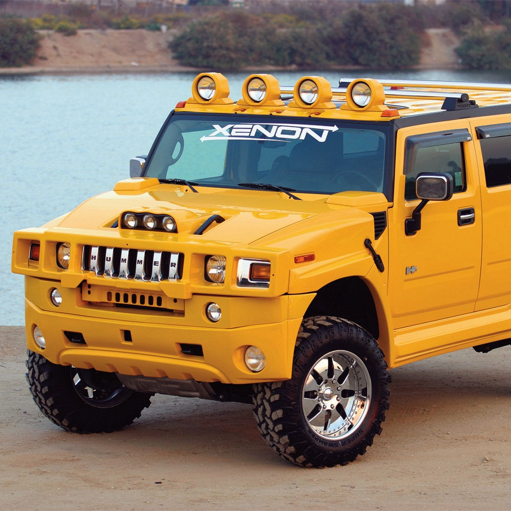 Yellow Hummer H3 Wallpaper