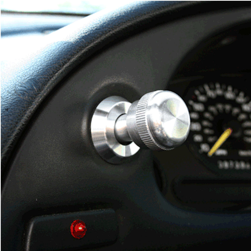 UPR Billet Headlight Knob (polished) for 1994-2004 GM Ford Mustang