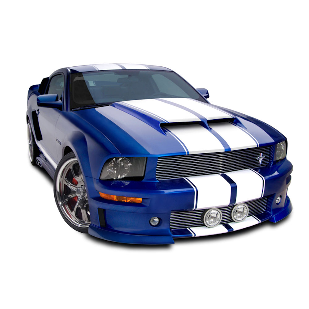 Cervinis Ram Air Hood for 2005-2009 Ford Mustang S197