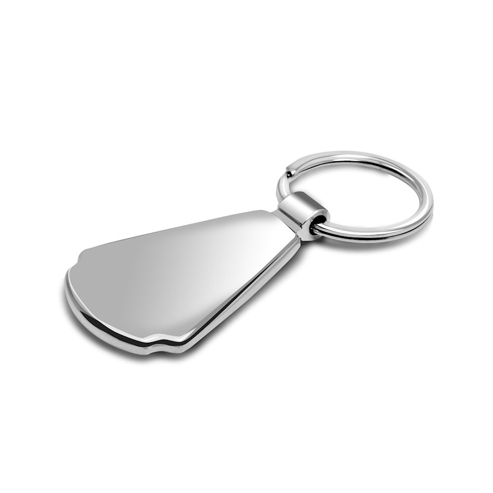Chrome Key Chain with Carbon Fiber for Dodge RAM