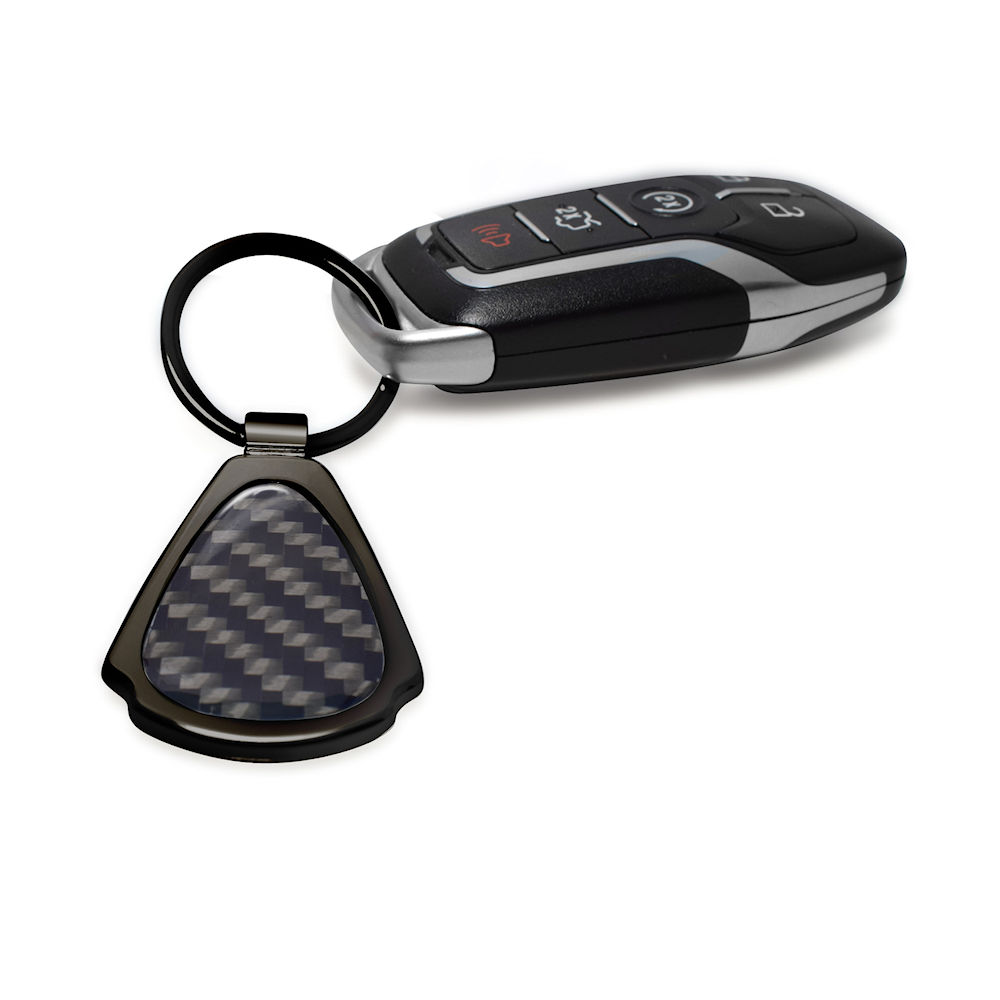 Gunmetal Key Chain with Carbon Fiber for Dodge Viper