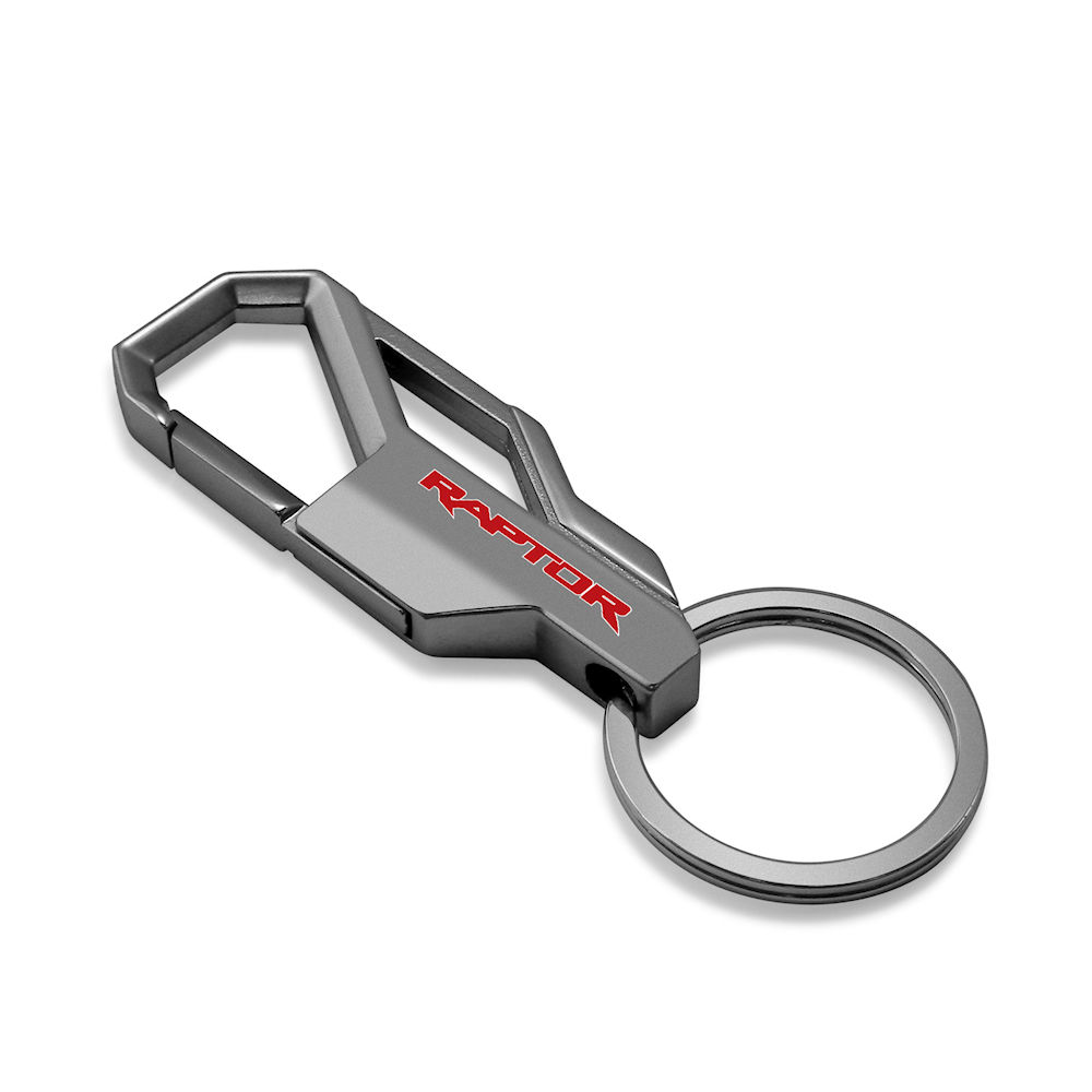 Black Ford Raptor Snap Hook Carabiner Key Chain/Key Fob