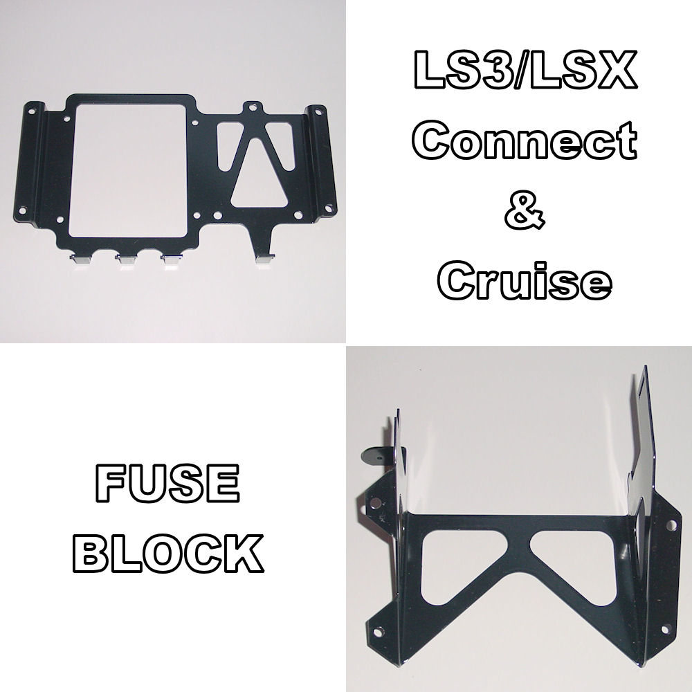 2 Brackets for LS3 Engine PCM/TCM and Fuse Box custom m