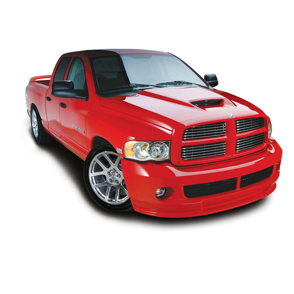 Cervinis Ram Air GFK Motorhaube 2002-08 Doge RAM Trucks