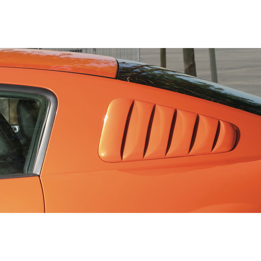 Window Louver Covers from Street Scene for 2005-2009 Ford Mustang