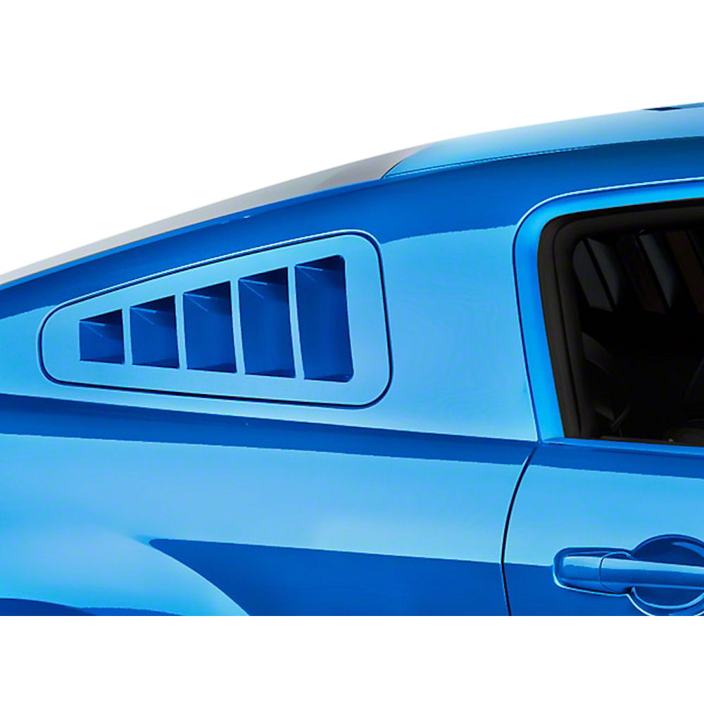 SHR Quarter Window Louvers for 2010-2014 Ford Mustang