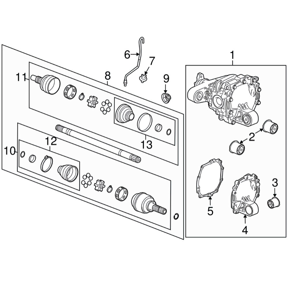 OEM GM Rear Differential for 2012-2015 Chevy Camaro ZL1